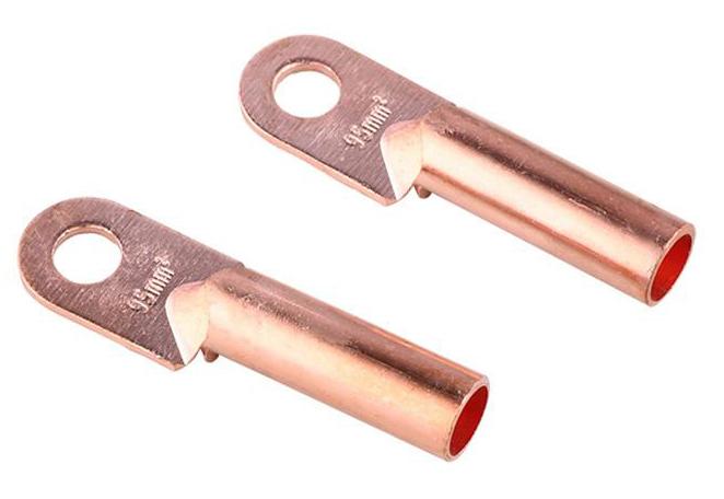 DT Type Copper Cable Lugs , 16mm - 100mm tinned copper lugs