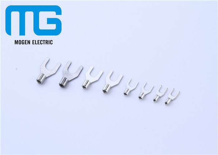 Fork Type Spade Non Insulated Terminals Connectors 19A 27A 37A