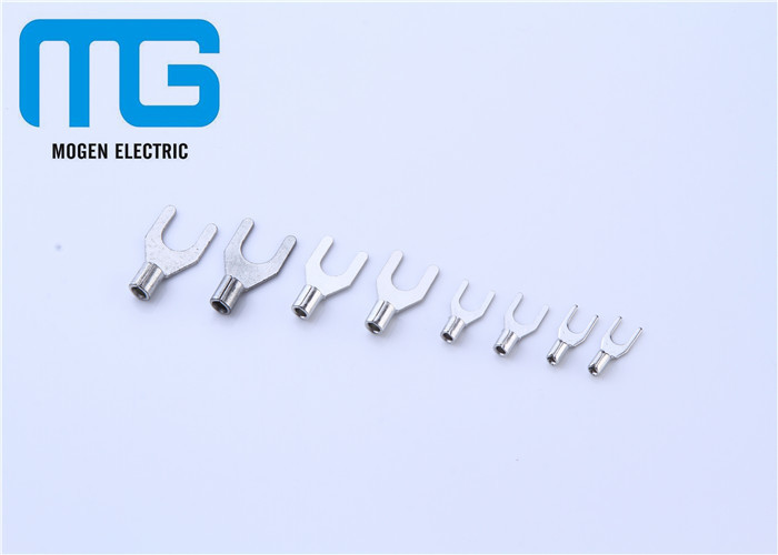 Fork Type Spade Non Insulated Terminals Connectors 19A 27A 37A