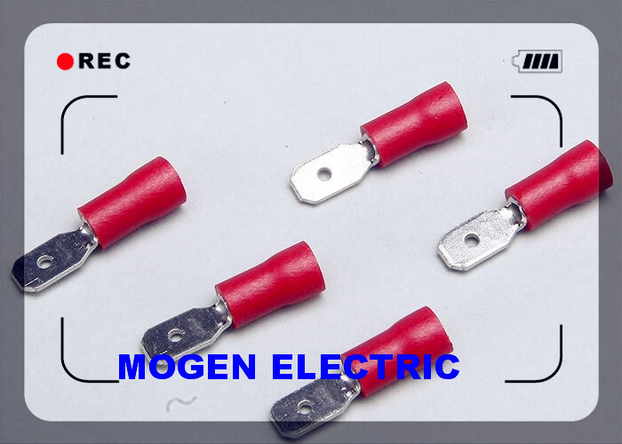 MDD Type Red Male Electrical Quick Disconnect Terminal Brass Body ...