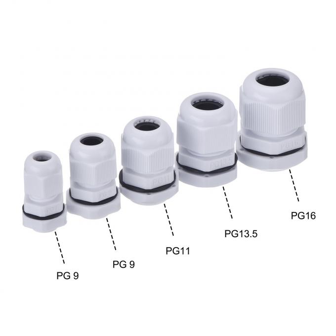 Metric Thread Cable Accessories 3.5 - 13 mm Plastic Wire Gland PG13.5